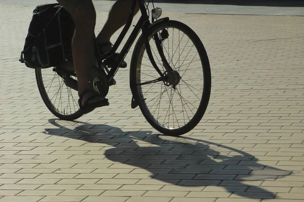 Man walking his bicycle Stock Photo by ©joyfull 4235679