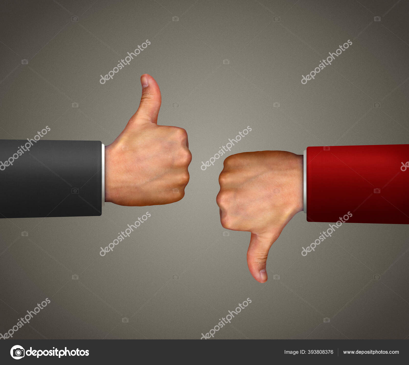 Hand Emoticon Graphic Symbolizing Likes Dislikes — Stock Photo © ezps ...