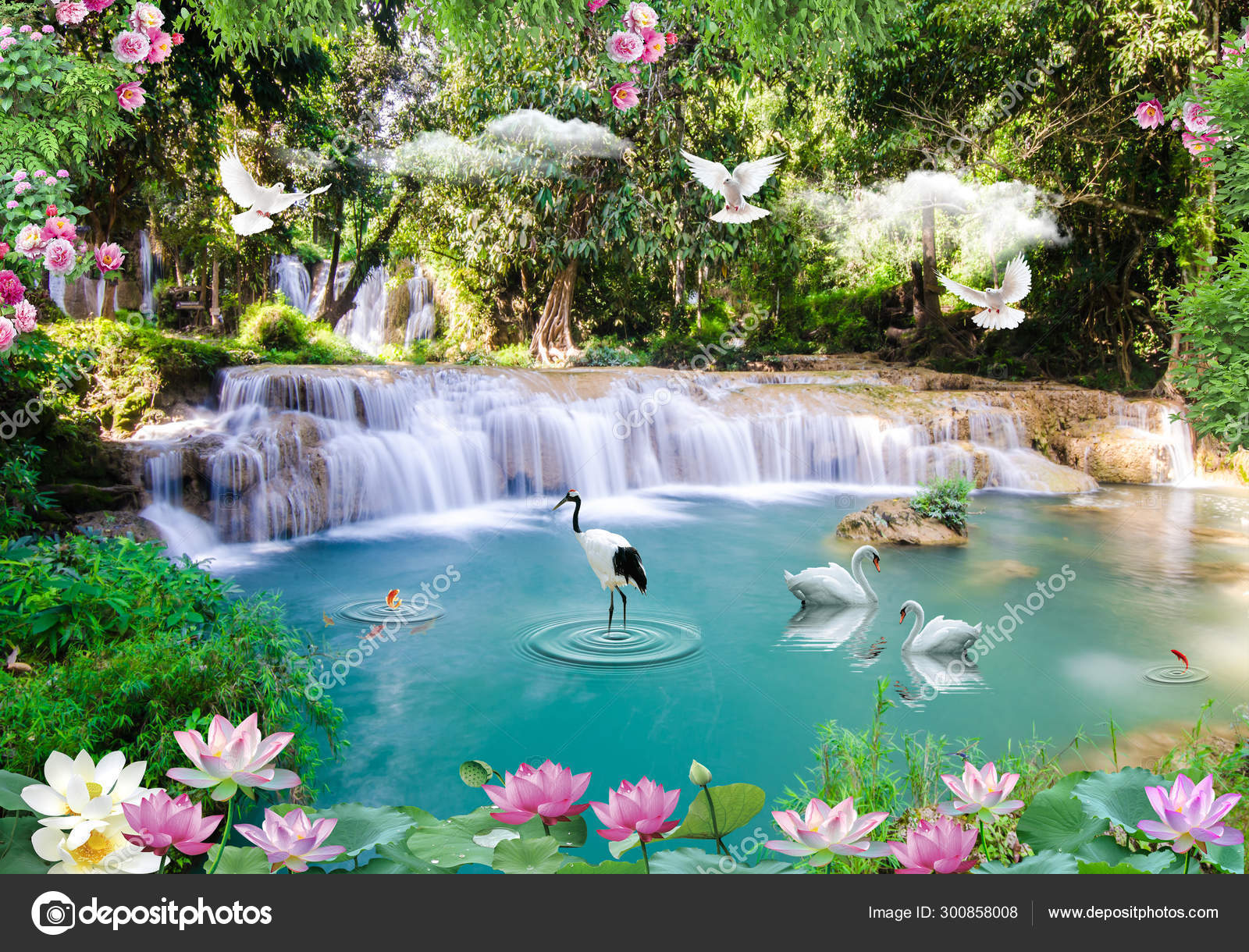 Amazing Natural Wallpaper Background Stock Photo by ©Zevahir 300858008