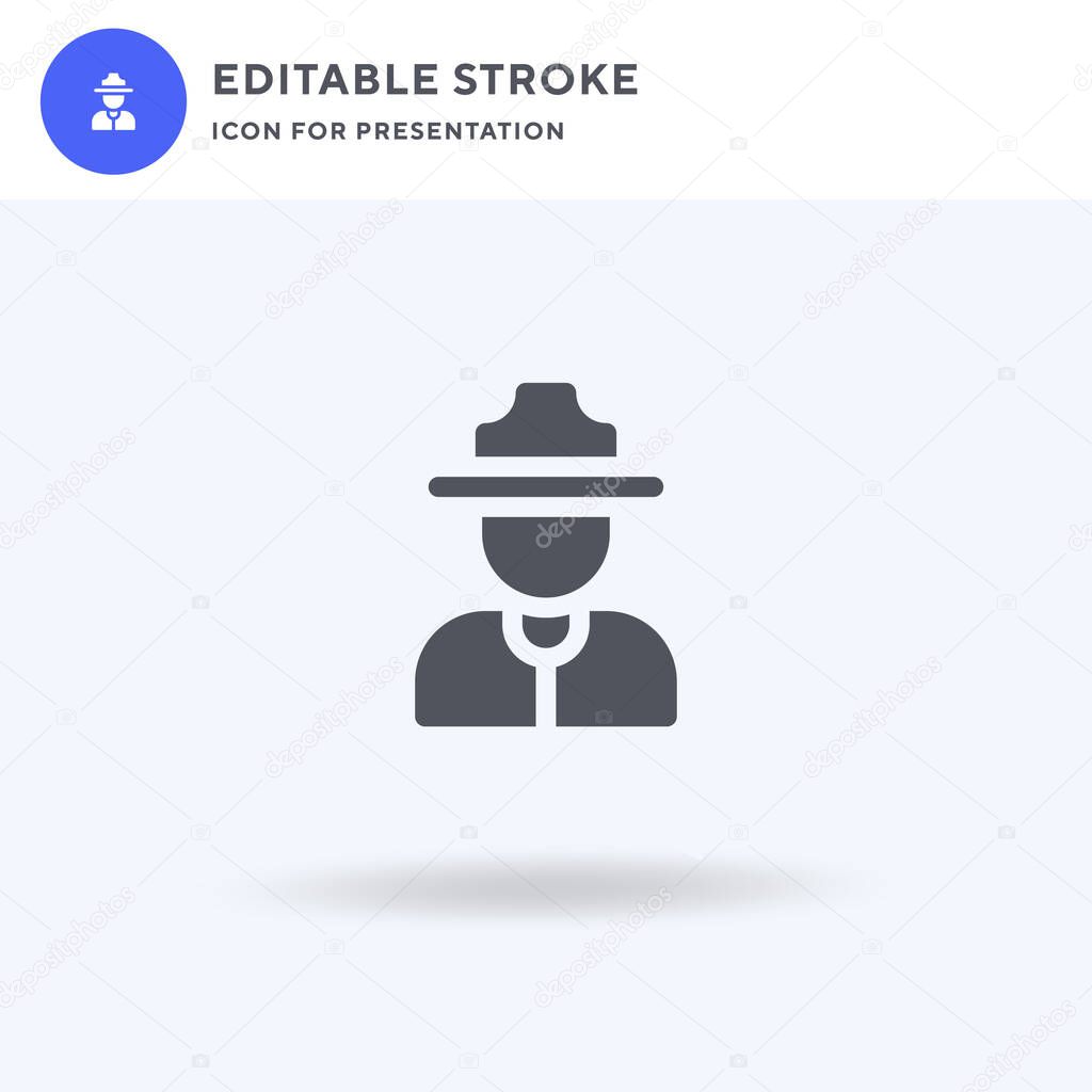 Vector de icono de Rcmp, signo plano lleno, pictograma sólido aislado ...