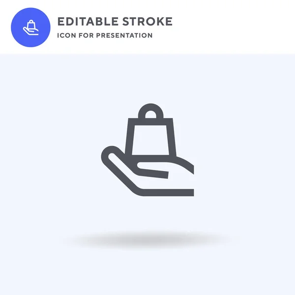 Handle With Care icon vector, filled flat sign, solid pictogram ...