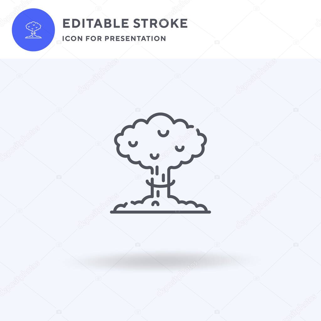 Icono de explosión vector, signo plano lleno, pictograma sólido aislado ...