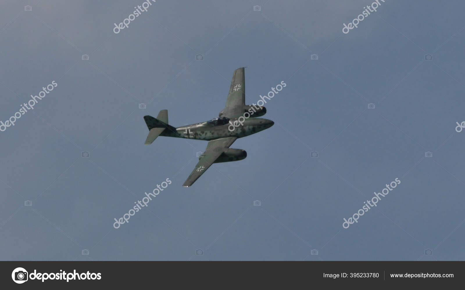 Messerschmitt Me-262 a WW2 Luftwaffe Nazi Jet Combat Aircraft of Hitler ...
