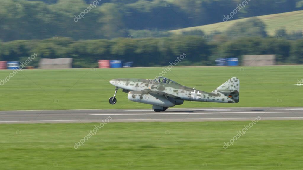 Messerschmitt Me-262 a WW2 Luftwaffe Nazi Jet Combat Aircraft of Hitler ...
