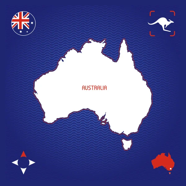 12,586,066 Australia map vector Vector Images | Depositphotos