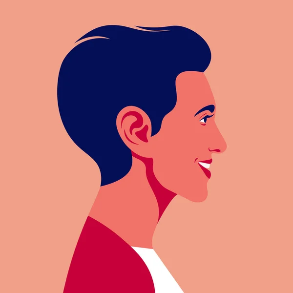 Side Profile Face Vector
