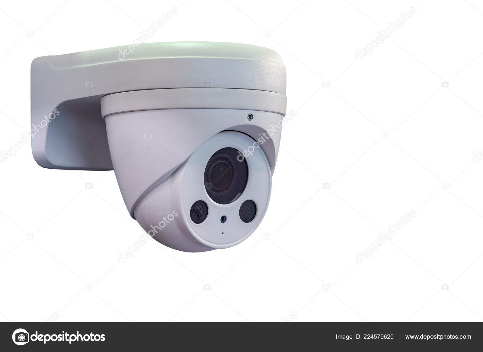 Modern Camera Swivel Head Isolated White Background — Stock Photo ...