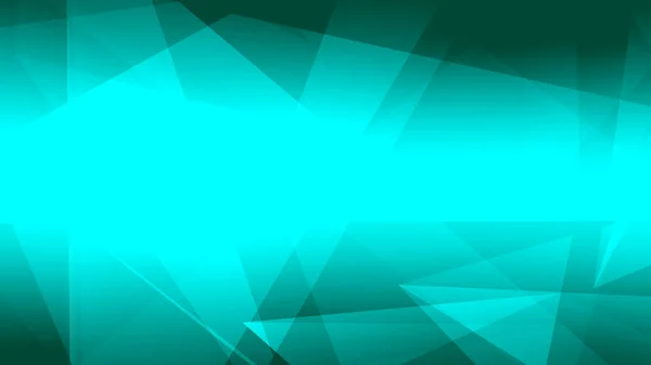 Abstract blue green polygon triangle pattern gradient background. 3d render illustration ...