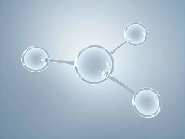 Molecule or atom clean structure background for science,chemistry and ...
