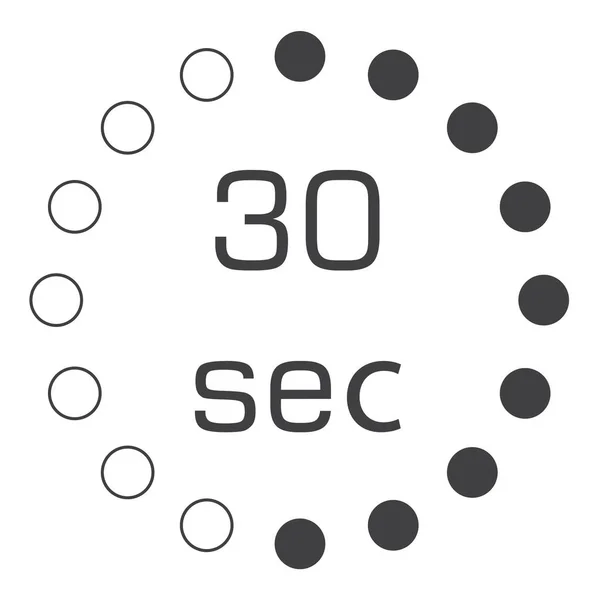 The 30 seconds icon Vector Art Stock Images | Depositphotos