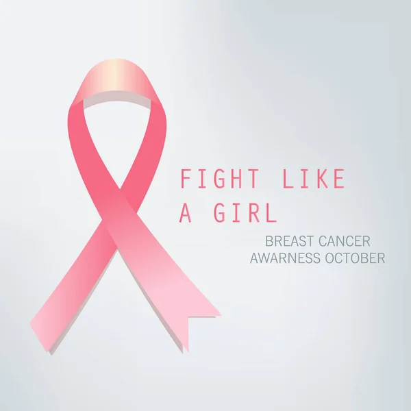 Breast cancer awareness month symbol emblem with vector pink rib Stock Vector Image by ©Illizium ...