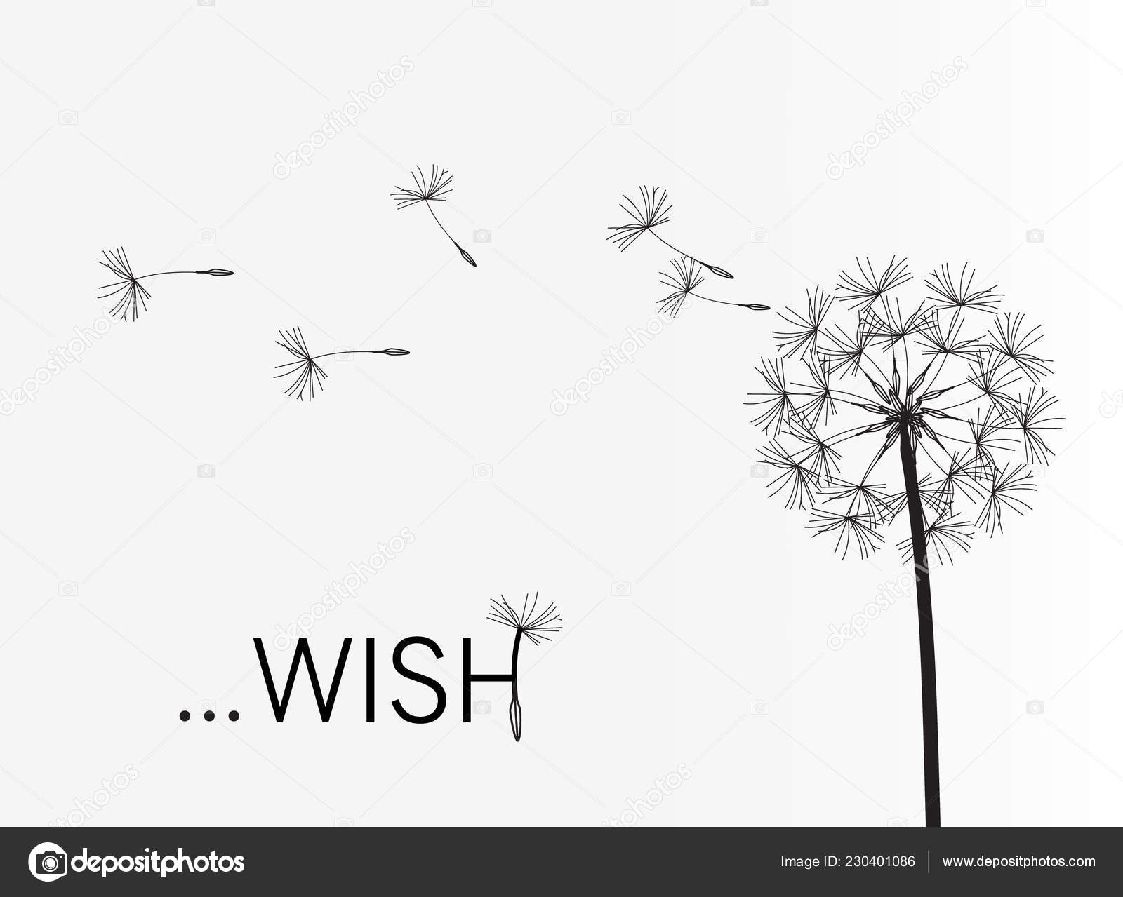 Dandelion Wish Drawing