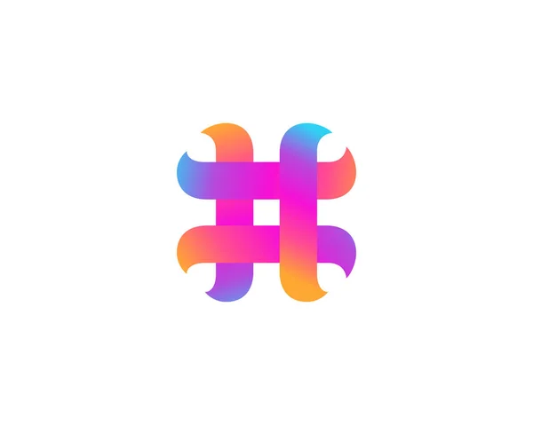Hashtag logo Vector Art Stock Images | Depositphotos