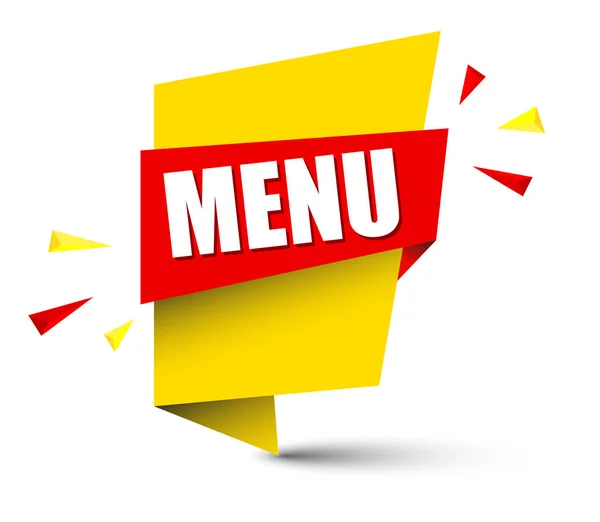 Red background menu Stock Vector by ©houbacze 85010994