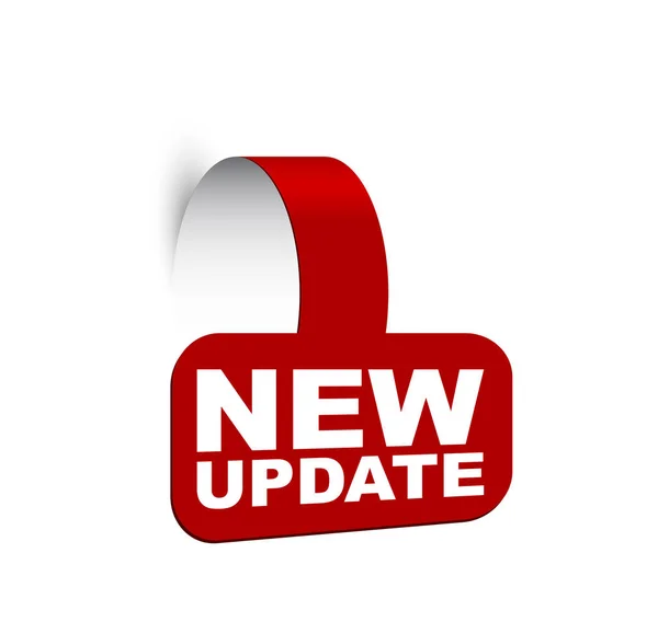 Red and white banner new update Stock Vector by ©houbacze 249240272