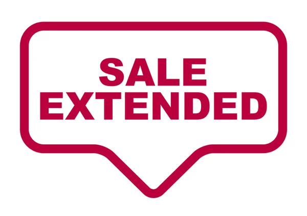 Red vector banner sale extended Stock Vector by ©houbacze 251178048