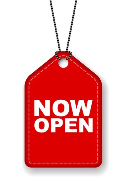 Now open, red vector now open, banner now open Stock Vector by ...