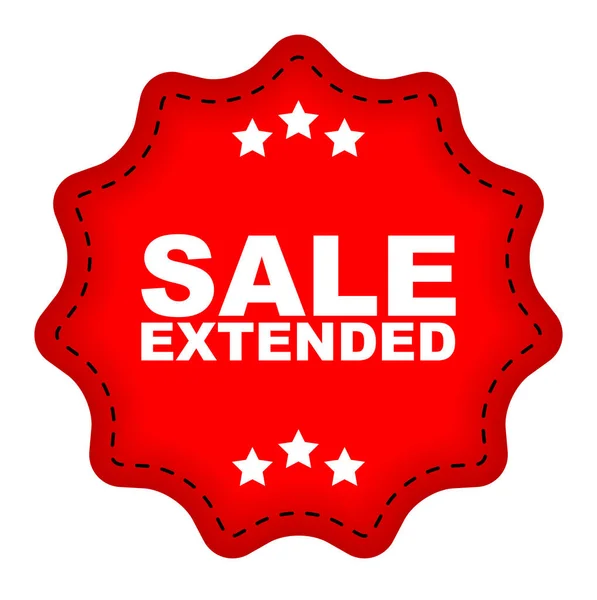 Red vector banner sale extended Stock Vector by ©houbacze 251178048