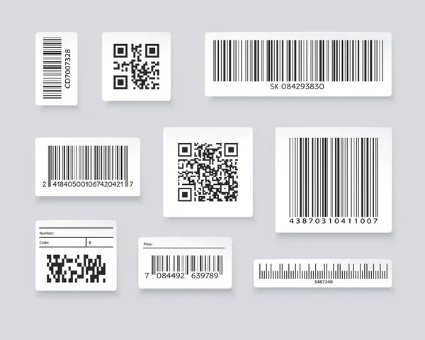 Barcode label set vector Stock Vector Image by ©Lyusjen #52268907