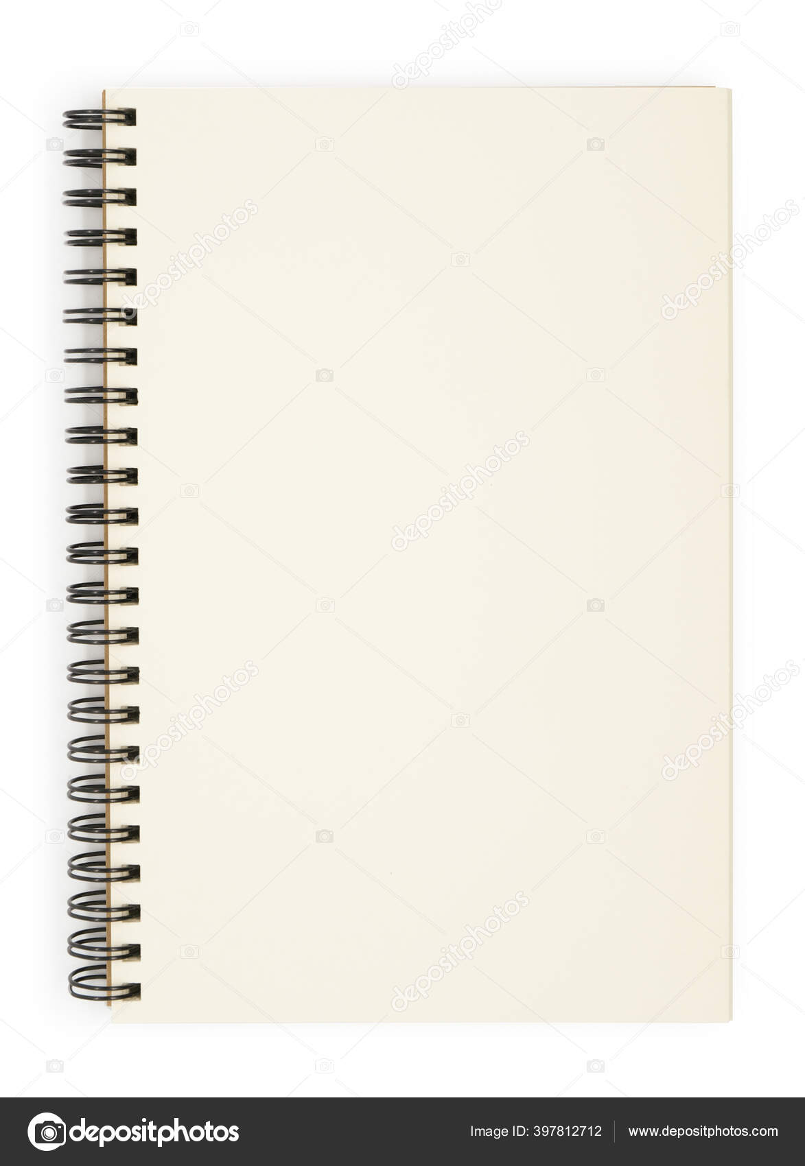 Notebook Isolated White Background — Stock Photo © boygostockphoto ...