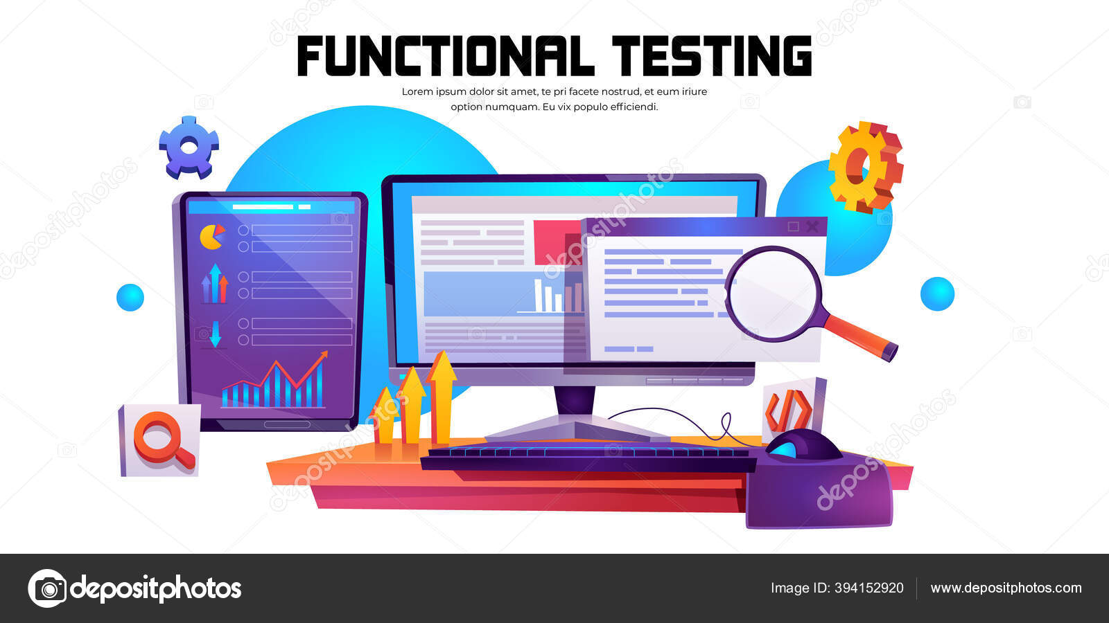 Computer Test Clipart