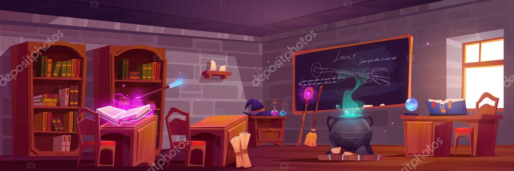 531 Wizard school illustration Vector Images | Depositphotos