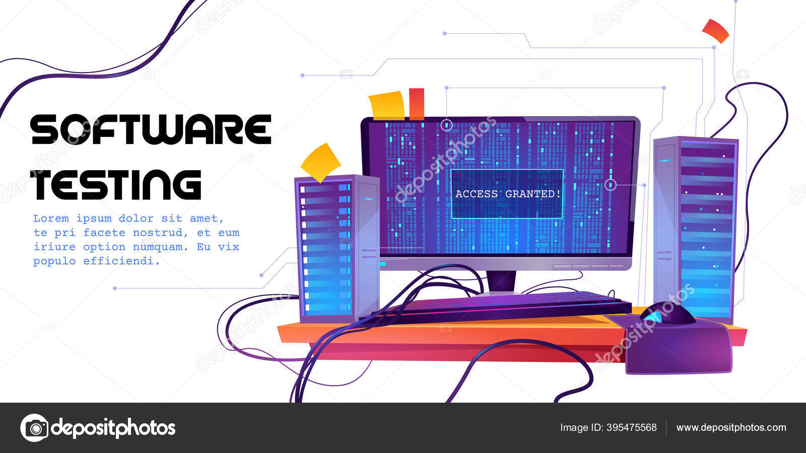 Computer Testing Clipart