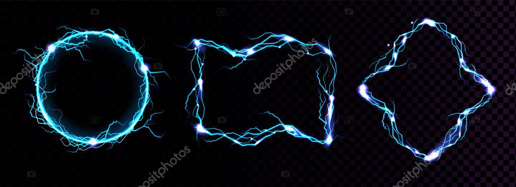 Lightning border Vector Art Stock Images | Depositphotos