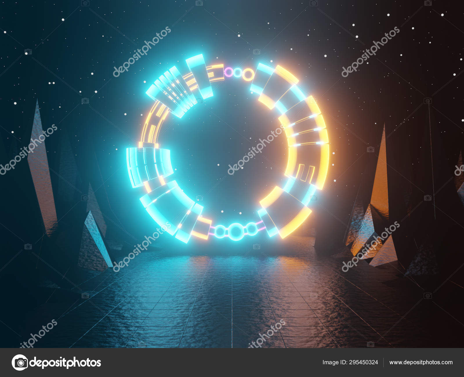 Orange Portal Wallpaper