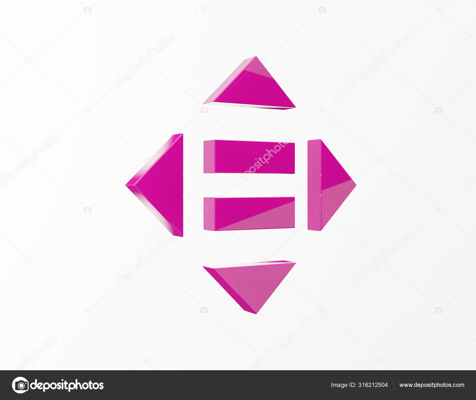 Sustainable Development Goals Reduced Inequality icon. 3D rendering ⬇ ...