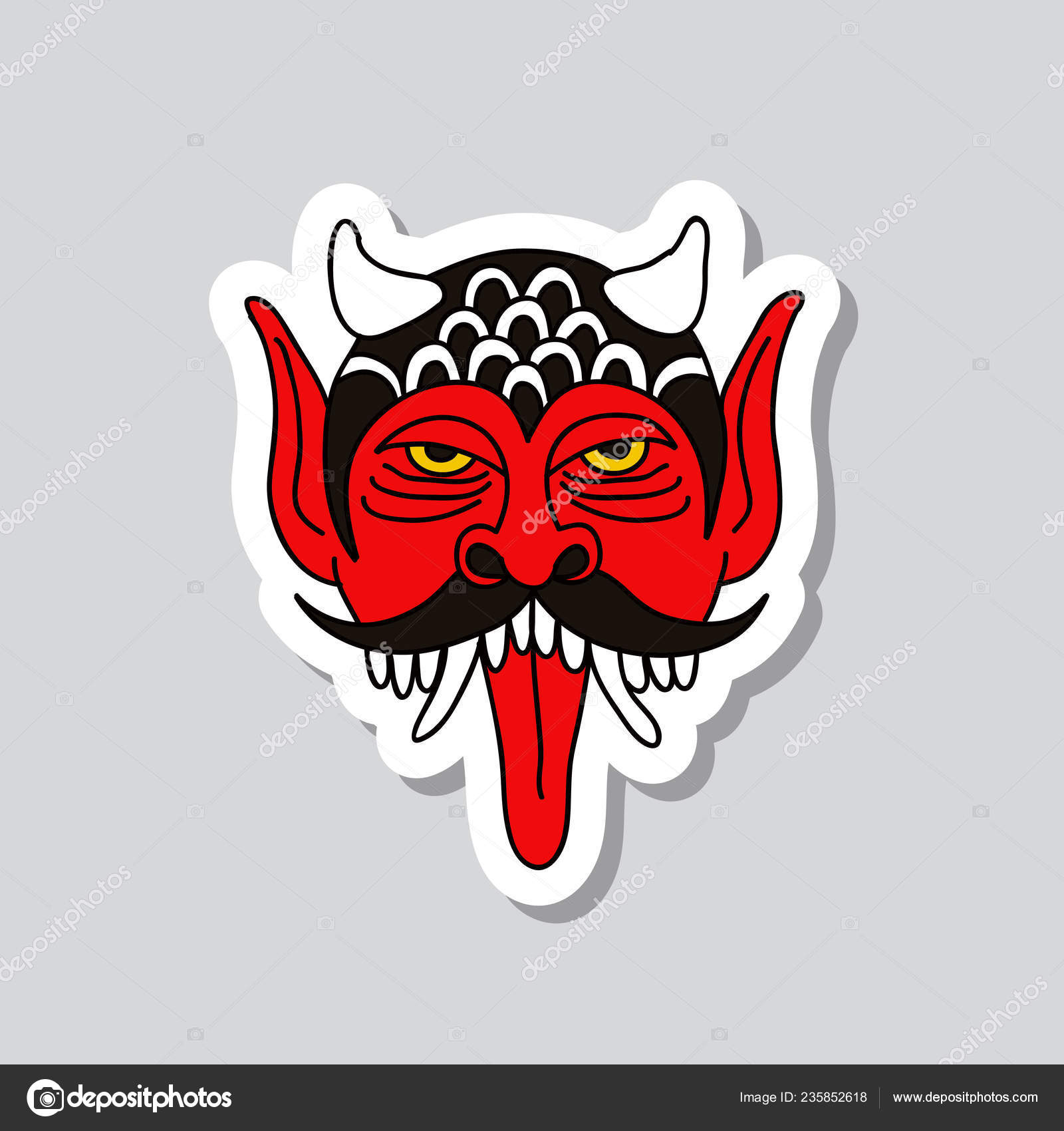 Traditional Devil Flash