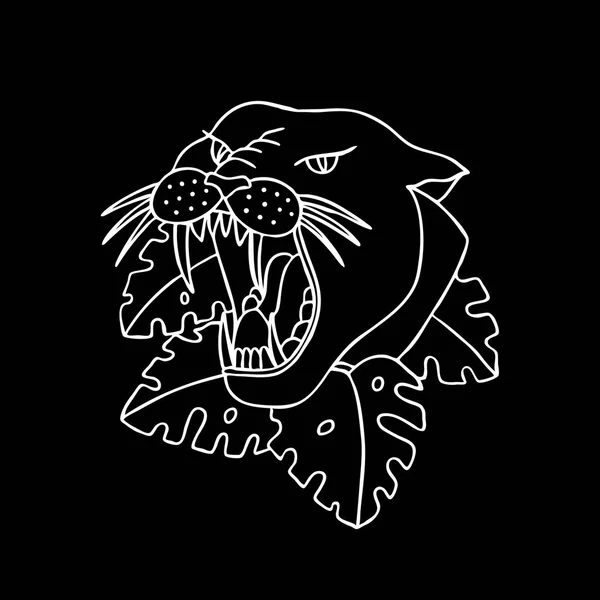 Pantera emblem imágenes de stock de arte vectorial | Depositphotos