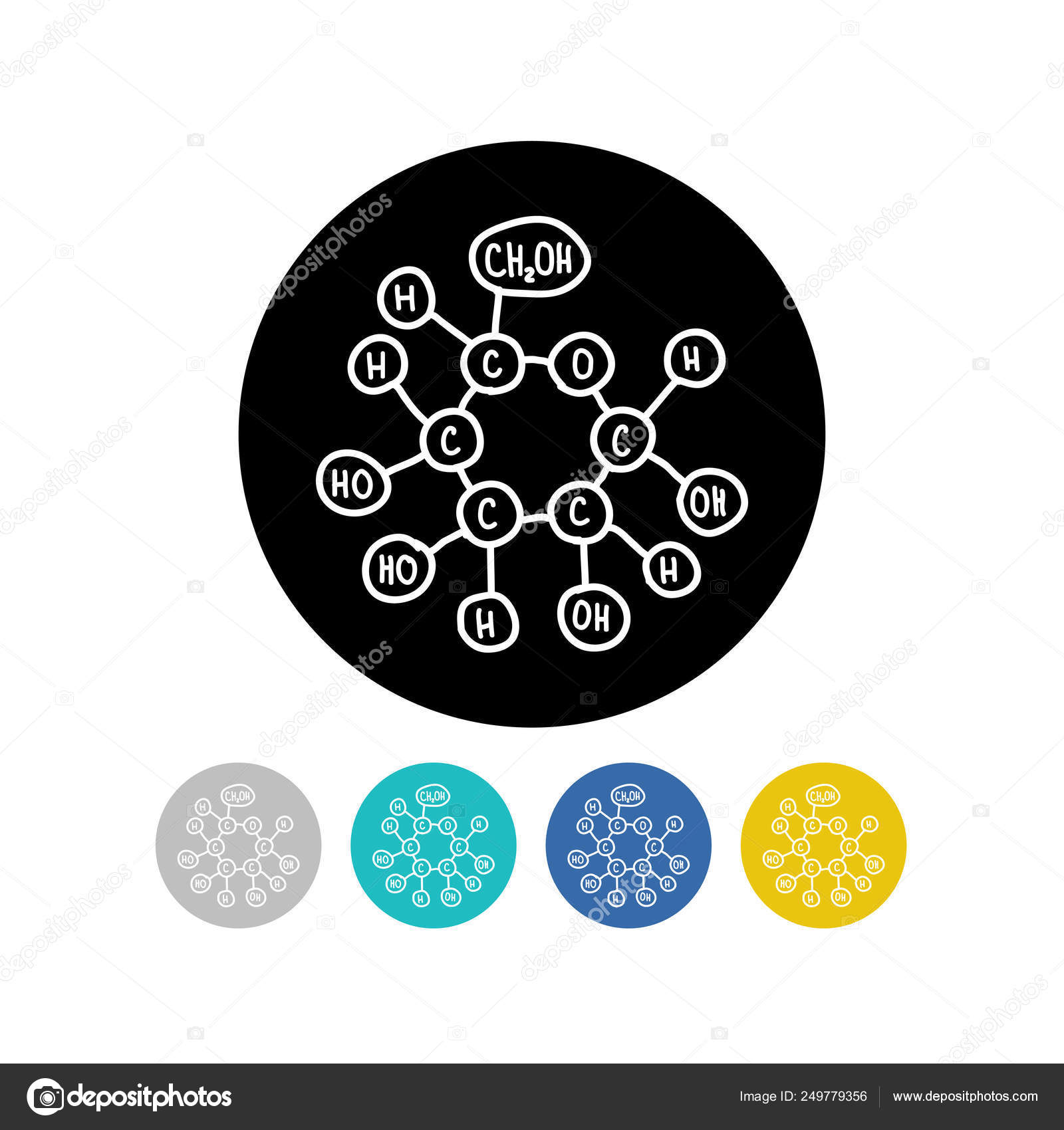 Glucose formula doodle icon Stock Vector by ©pani_chernous 249779356 Glucose formula doodle icon Stock Vector by ©pani_chernous 249779356