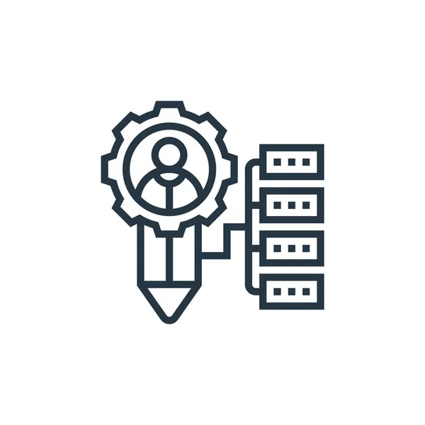 Backlog Icon Vector Industrial Process Concept Thin Line Illustration ...