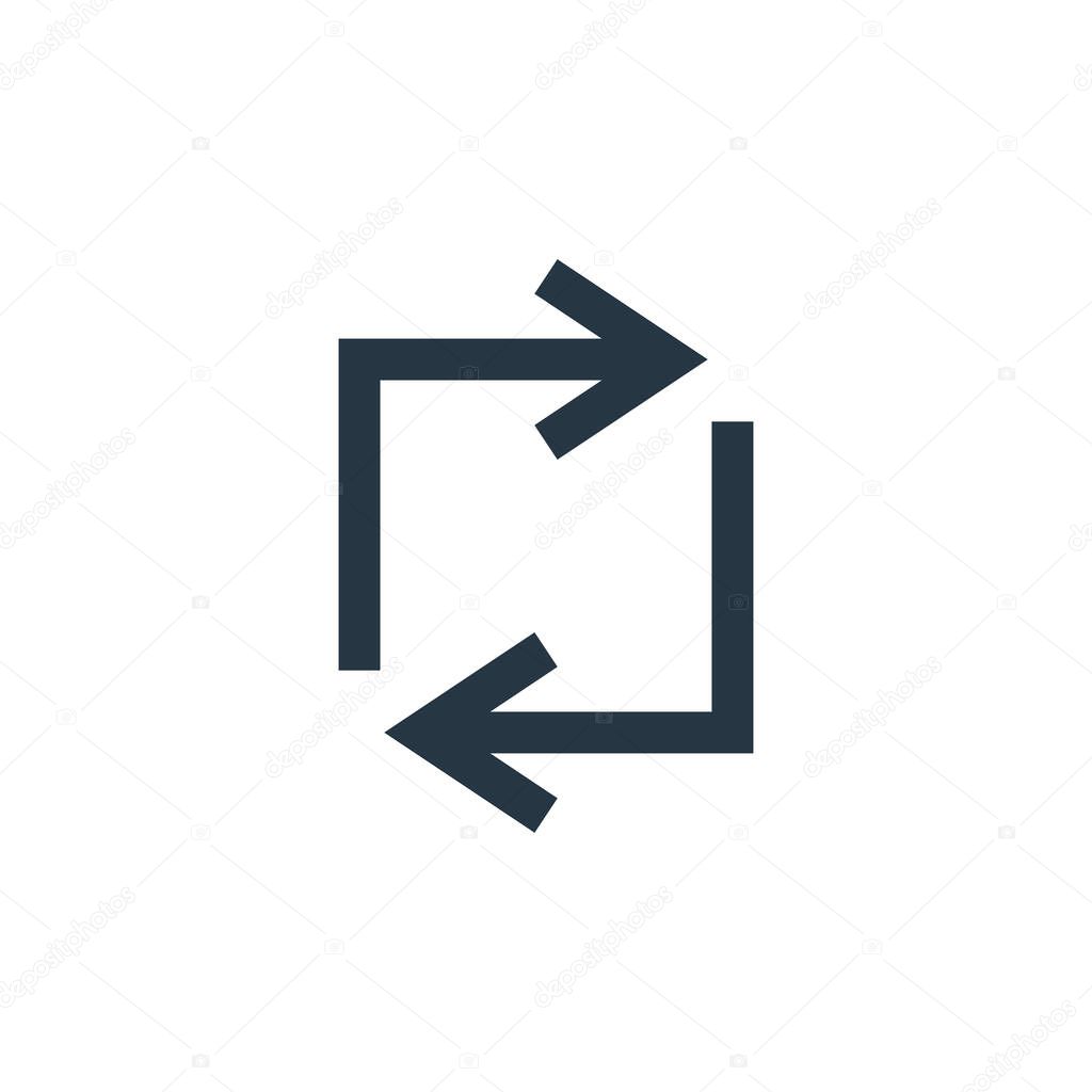 volver vector icono de comercio electrónico concepto básico ui ...