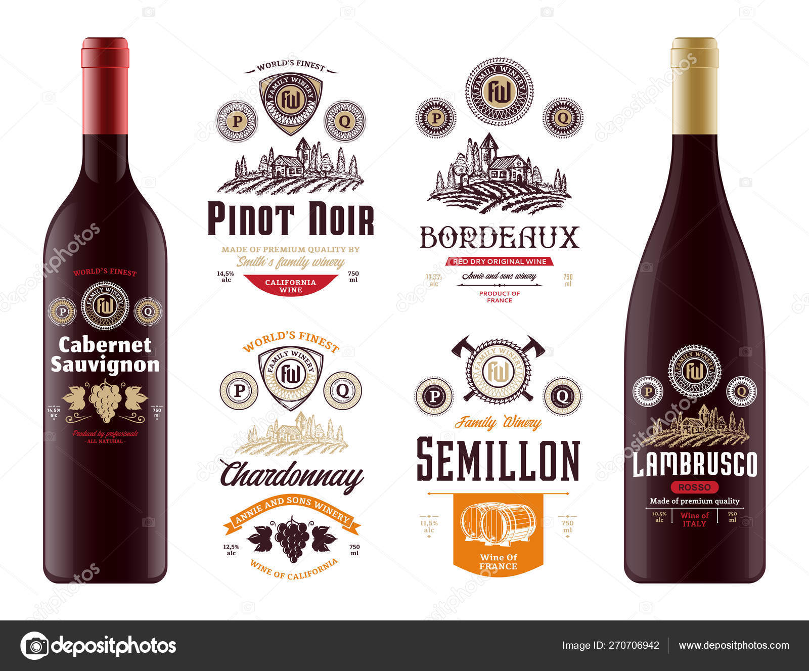 Sauvignon Blanc Wine Labels