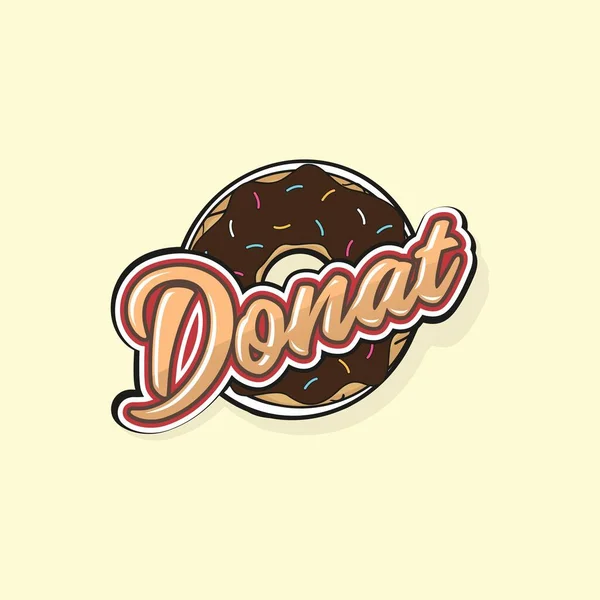 Publicidad retro donas imágenes de stock de arte vectorial | Depositphotos