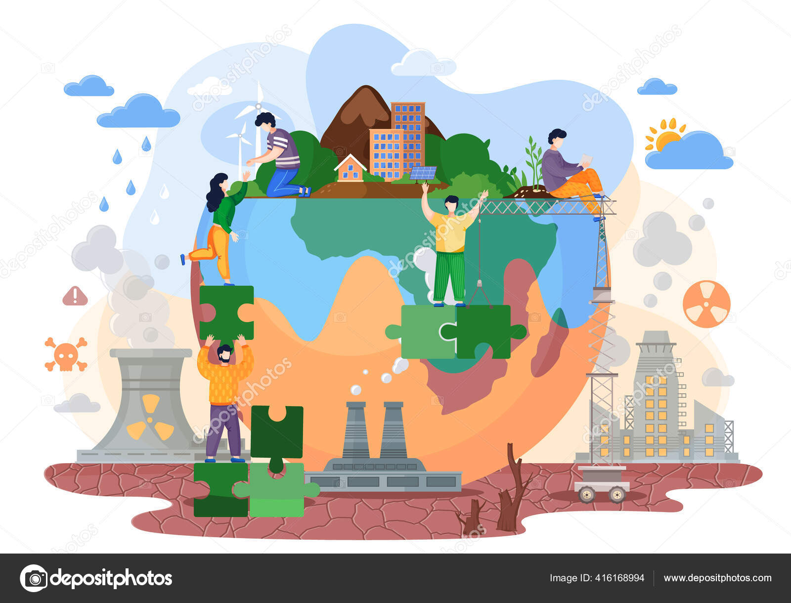 Save Environment Clipart