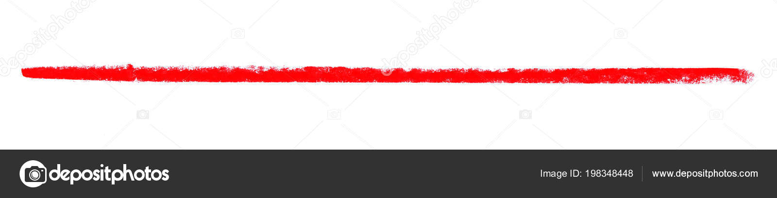 Very Long Hand Drawn Isolated Red Chalk Stripe — Stock Photo © keport ...