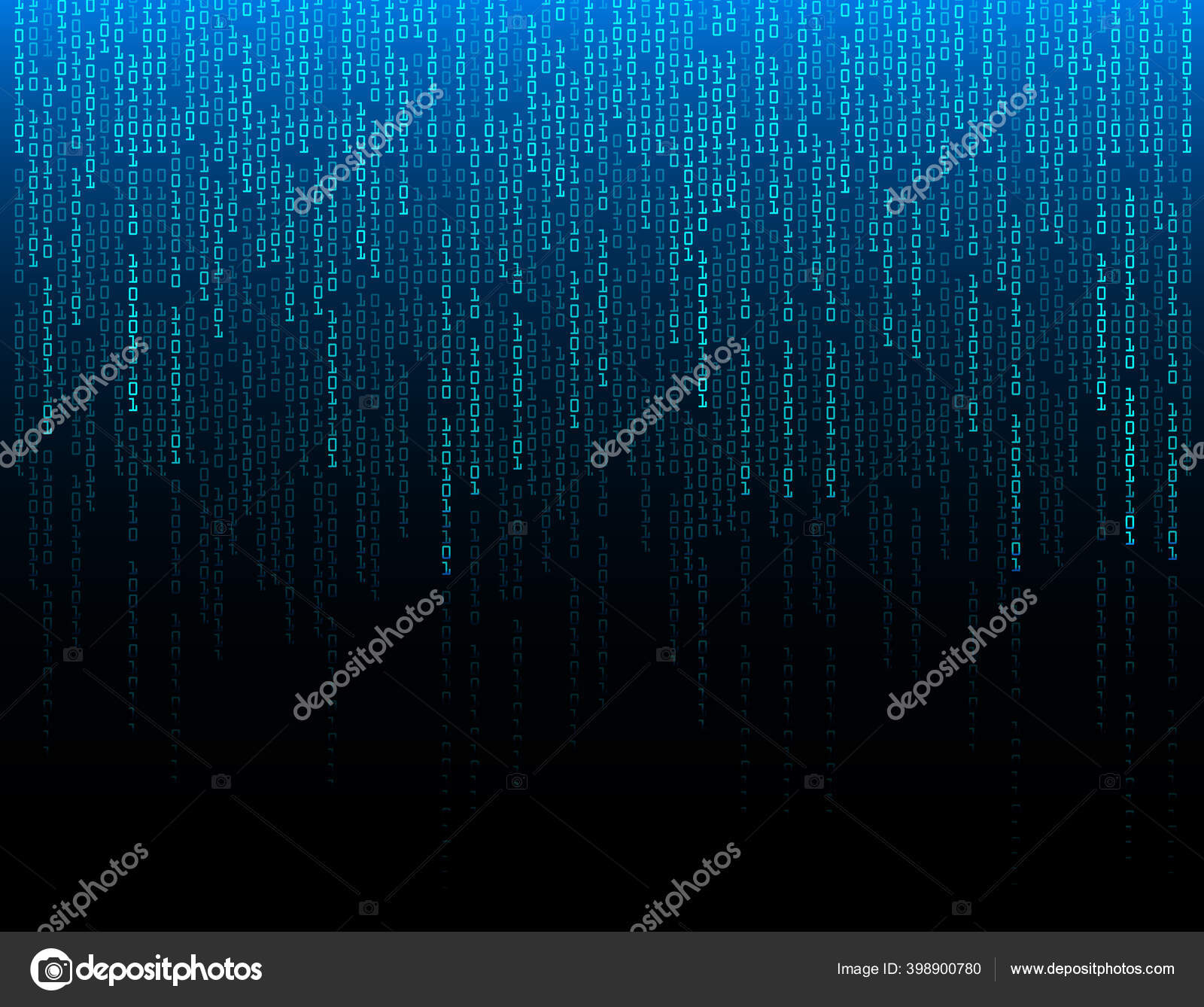 Abstract Blue Wallpaper Digital Background Stock Vector Image by ...