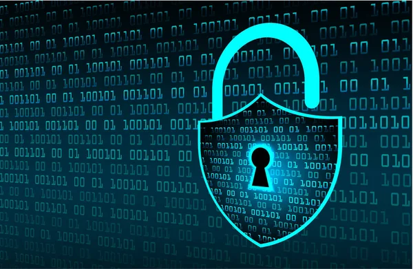 Background Vector Illustration Locker Digital Security Concept Stock Vector by ©titima157@gmail ...