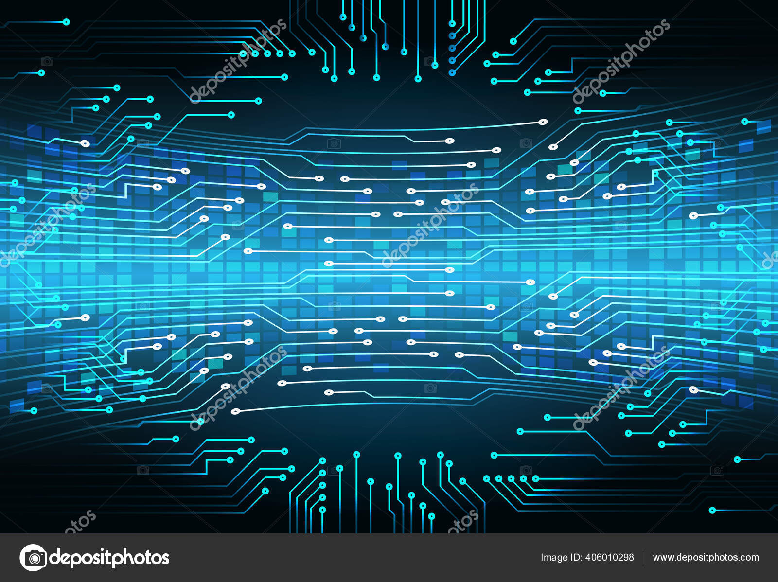 Digital Abstract Data Concept Vector Illustration Background Stock ...