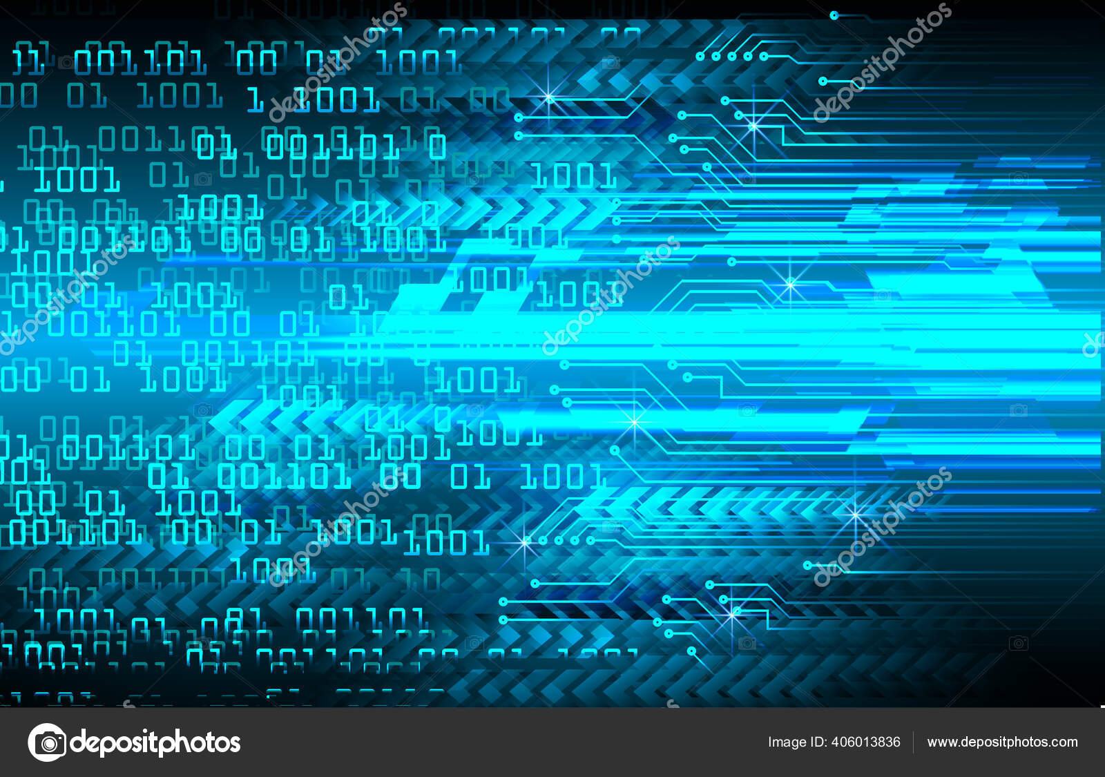 Blue Cyber Circuit Future Technology Concept Background Stock Vector Image by ©titima157@gmail ...