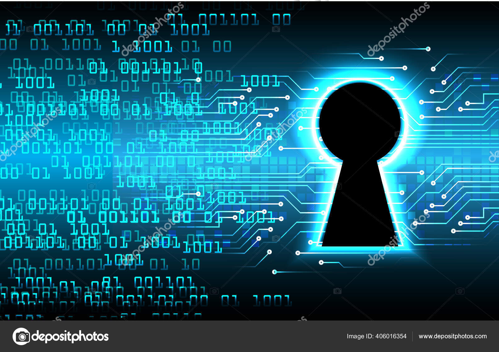 Cyber Security Concept Background Keyhole Abstract High Speed Digital ...