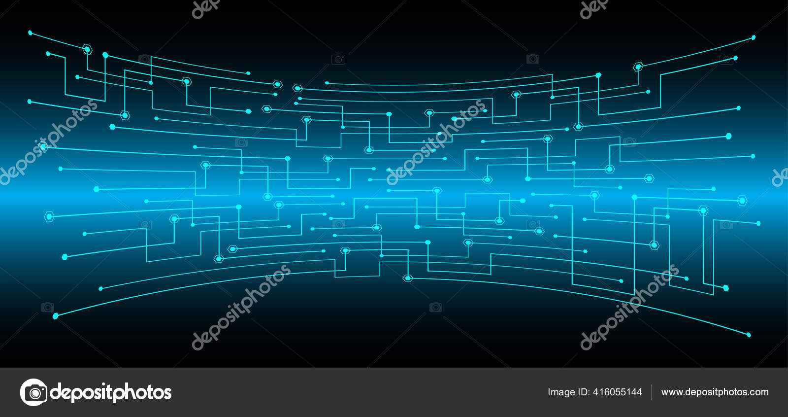 Abstract Technology Background Lines Dots Stock Vector Image by ©titima157@gmail.com #416055144