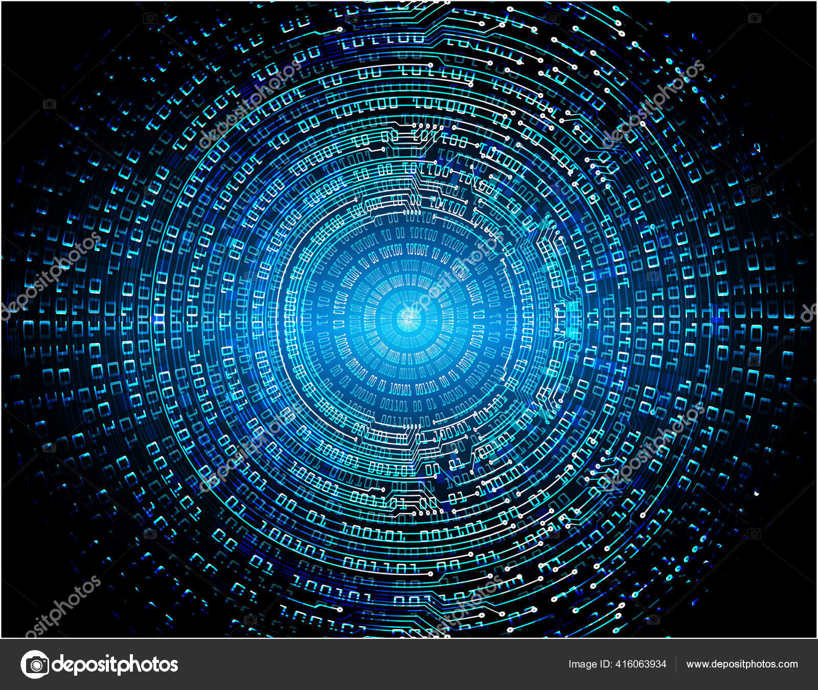 Abstract Background Binary Code Lines Stock Vector Image by ©titima157 ...