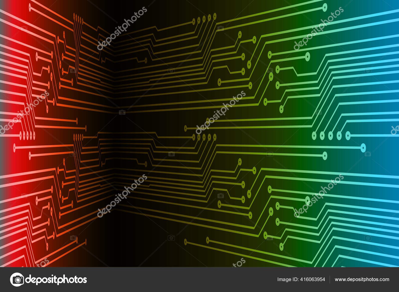 Circuit Board Technology Background Stock Vector Image by ©titima157 ...