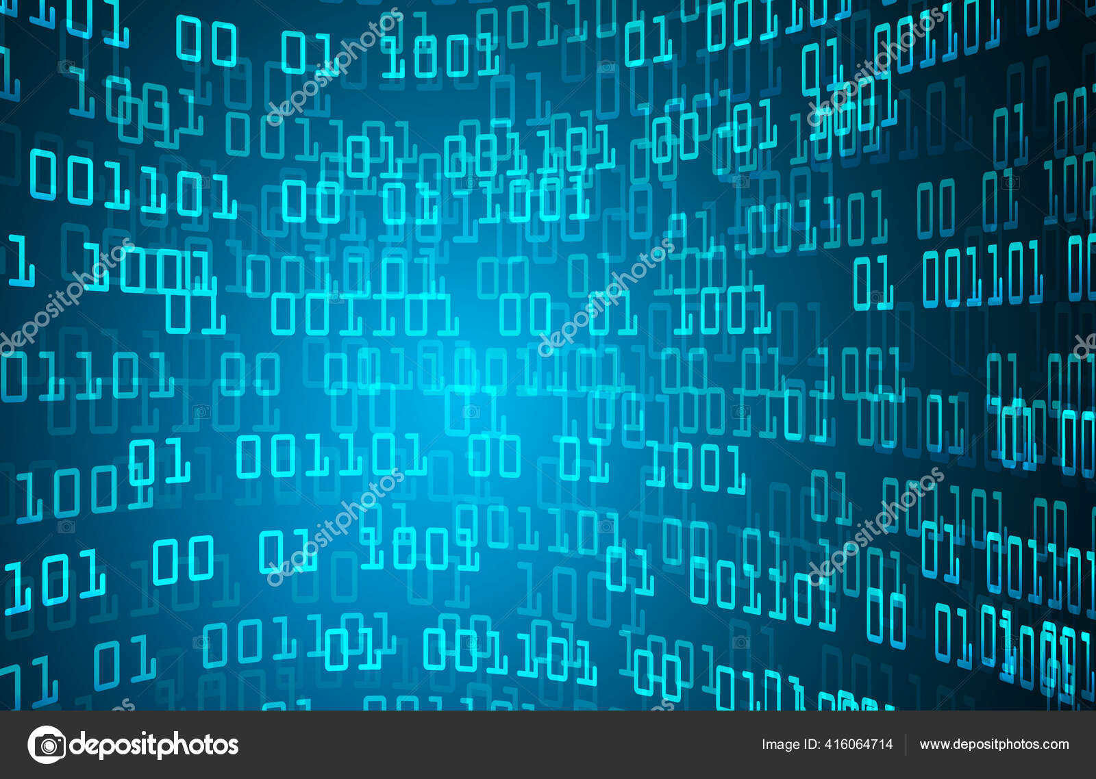 Binary Code Blue Background Stock Vector Image by ©titima157@gmail.com ...
