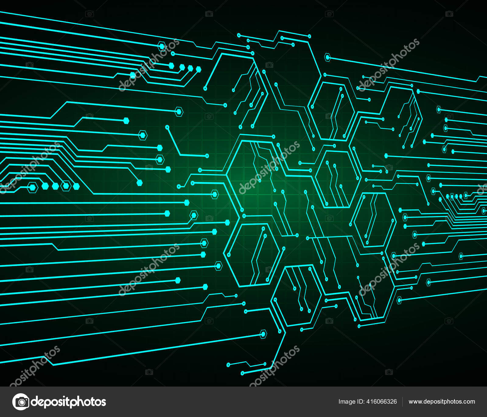 Abstract Technology Circuit Board Background Stock Vector by ©titima157 ...