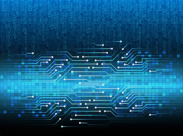 Blue Circuit Board Binary Code Stock Vector by ©titima157@gmail.com 424383902